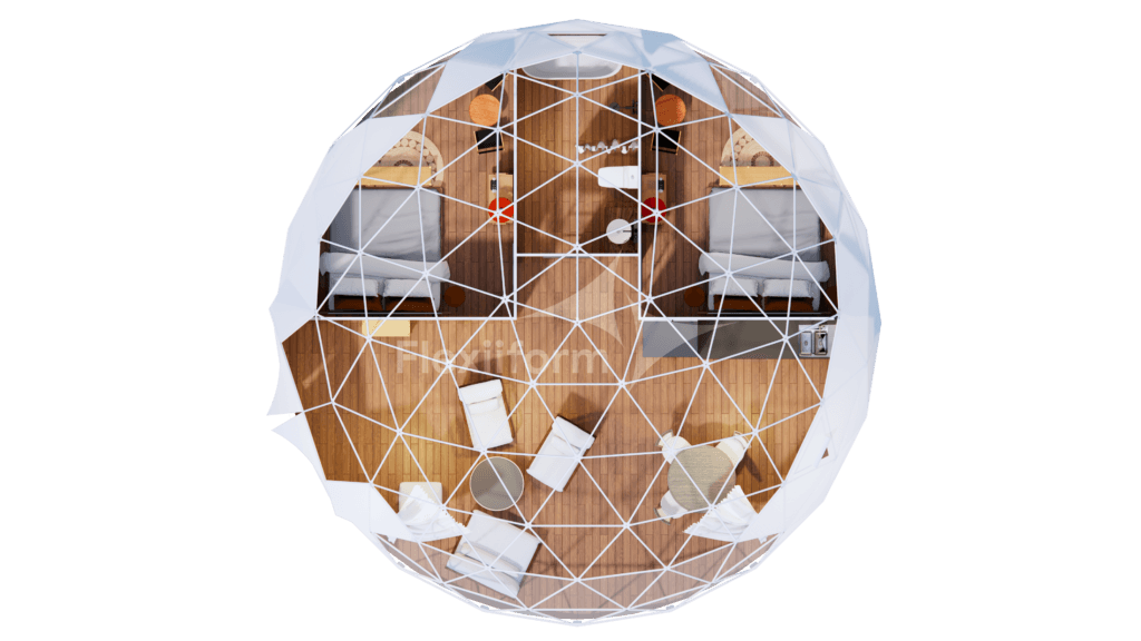 Dome House kích thước tiêu chuẩn 2024 - Flexiiform