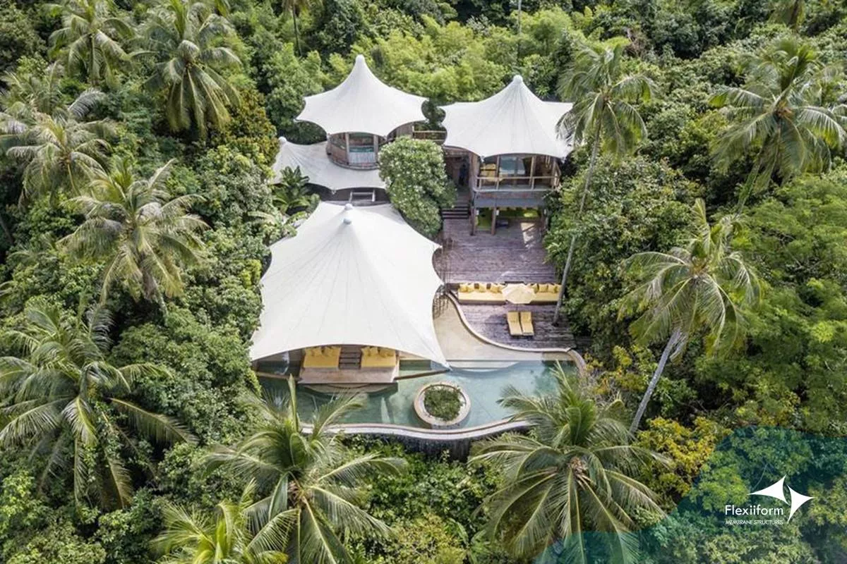 FlexiiTent module | Glamping Tent 1 phòng ngủ - Flexiiform