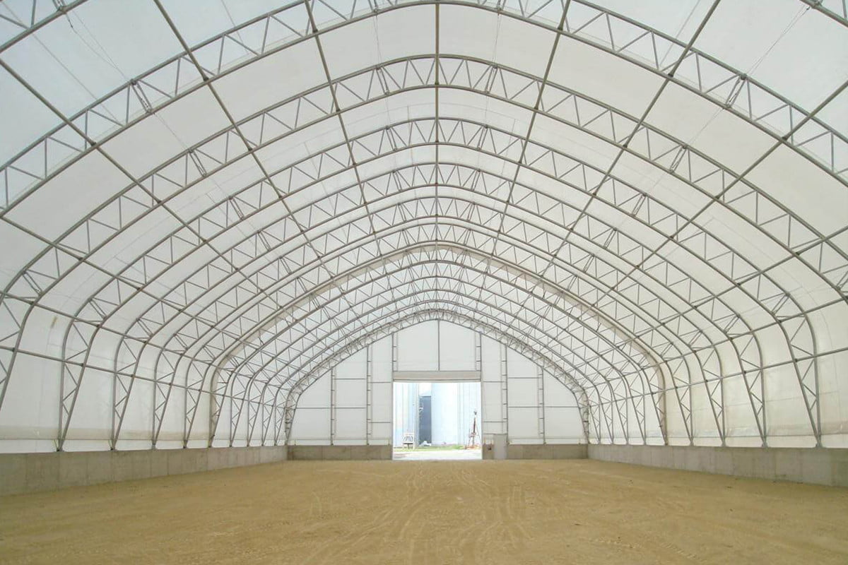 Mái che bạt căng nhà ga Denver sử dụng PTFE và ETFE – Flexiiform