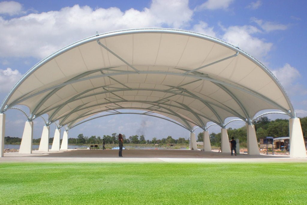 FlexiiSpan™ - mái che bạt căng ngoài trời 2024 - Flexiiform