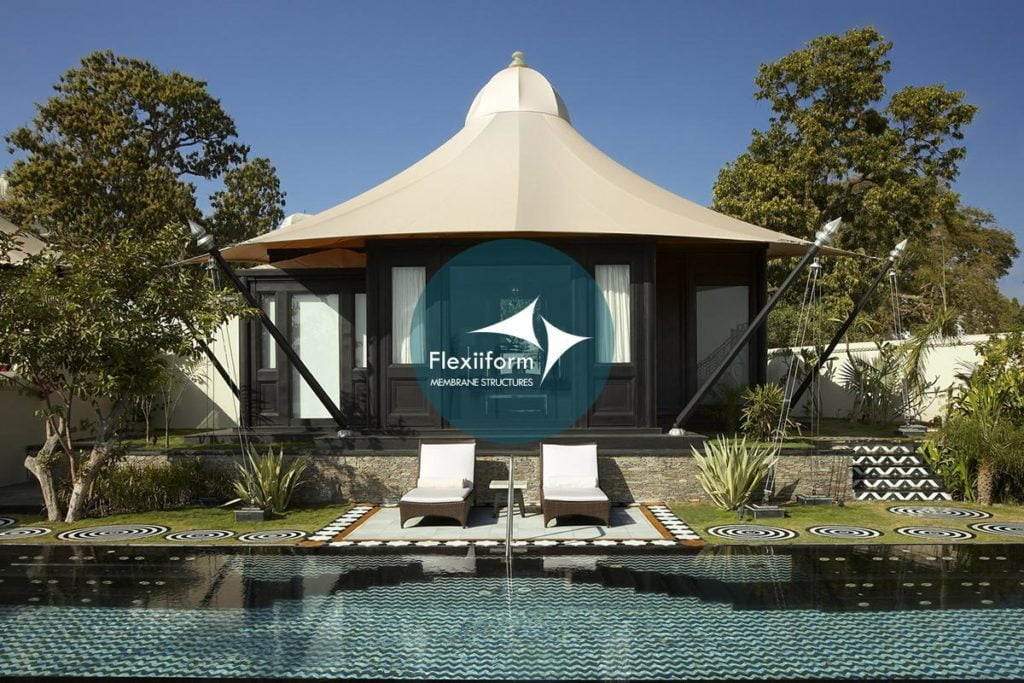 FlexiiTent thiết kế | Glamping Bungalow Tent 2024 - Flexiiform