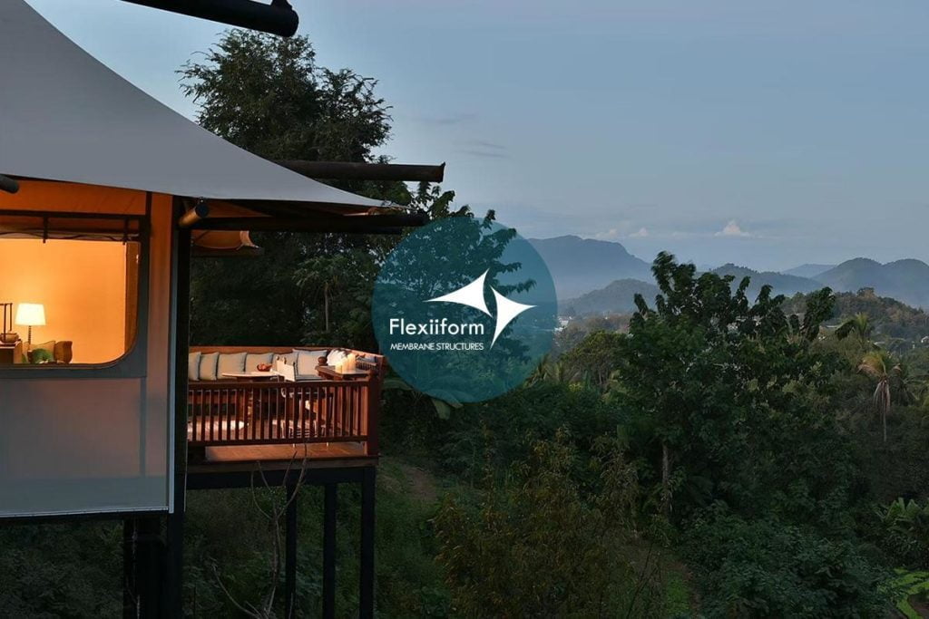 FlexiiTent thiết kế | Glamping Pavilion Tent 2024 - Flexiiform